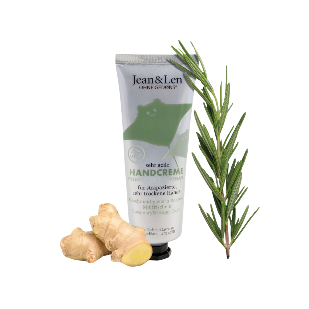 Jean & Len - Handcreme, Rosemary & Ginger 75 ml | dieholzwarenfabrik.de